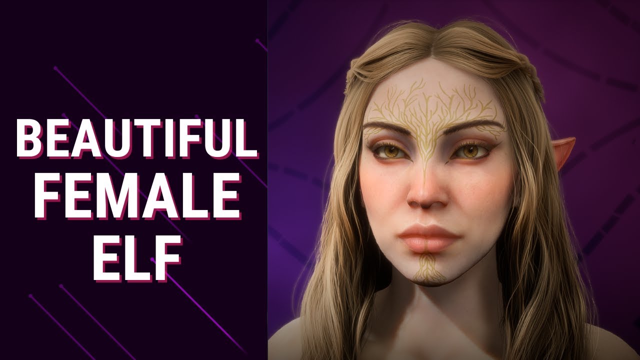 Dragon Age: The Veilguard - How to Make Beautiful Female Elf Rook - YouTube