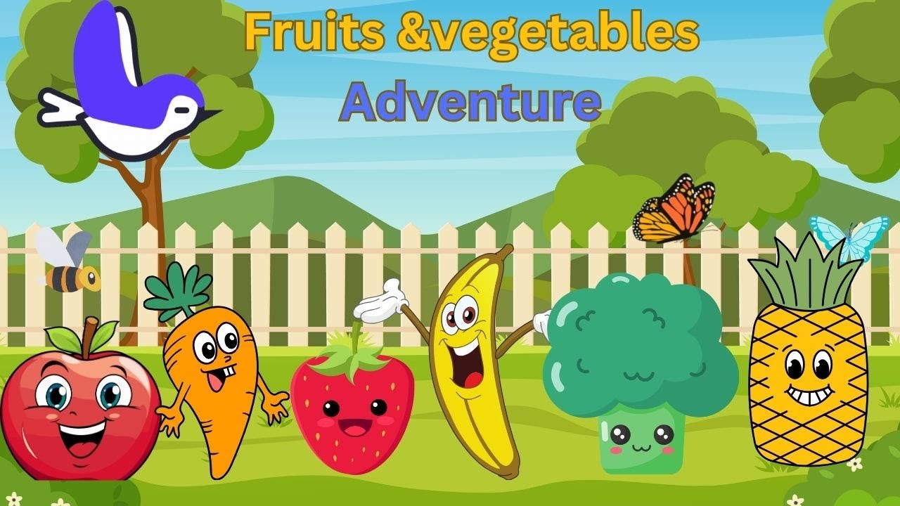 Fruits & Vegetables learning adventure - YouTube