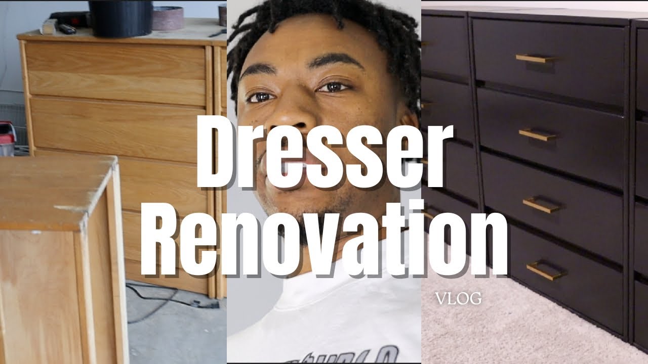 College Dorm Dresser Renovation: From Old to Modern Masterpieces! - YouTube