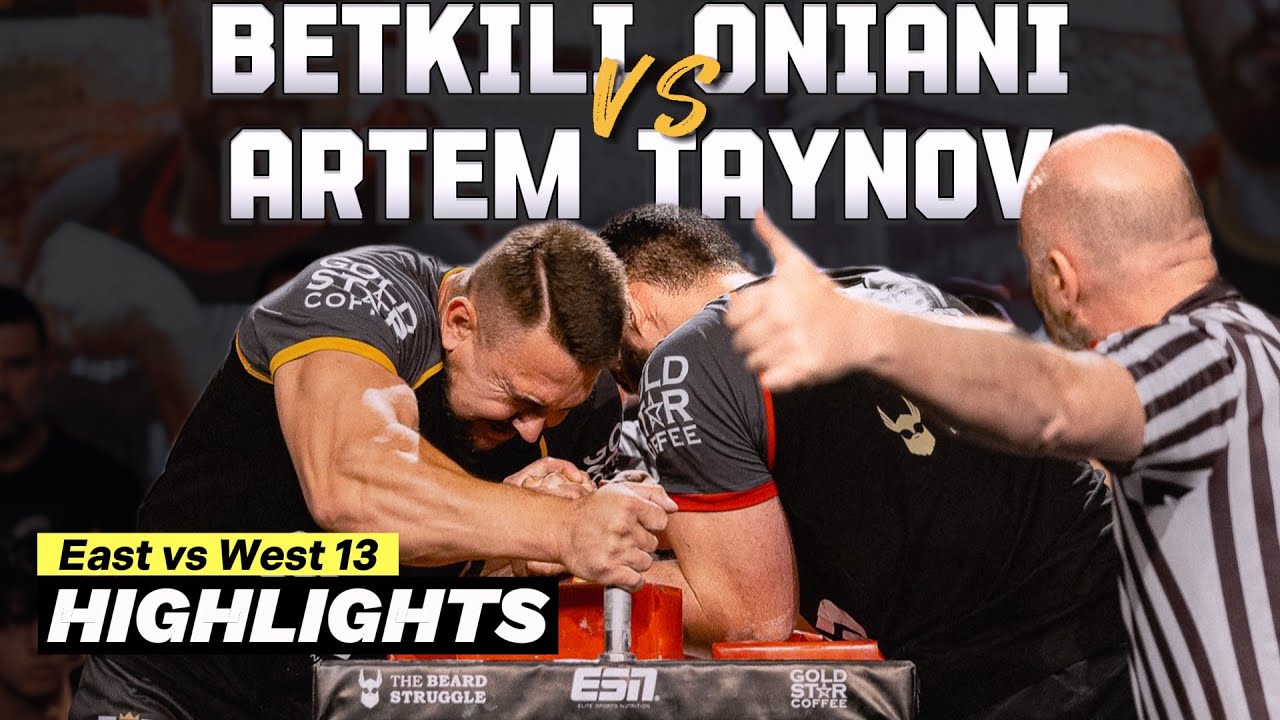 Betkili Oniani VS Artem Taynov 95kg Left Arm World Title - YouTube