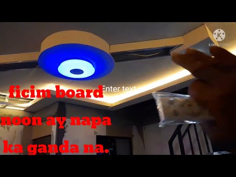 Sa sobrang pag humaling ng pvc ceiling ang ficim board ay nakalimotan na.