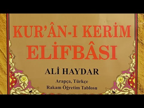 Elif Ba 25. Ders: Alıştırmalar-5 (Ali Haydar Kur'an'ı Kerim Elifbası)