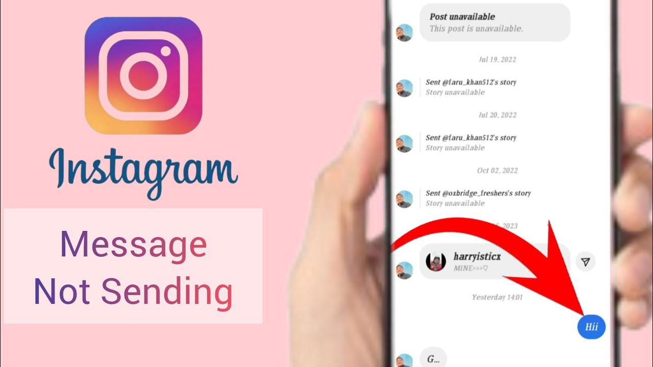 How To Fix Instagram Message Not Sending||Message Not Sending On ...