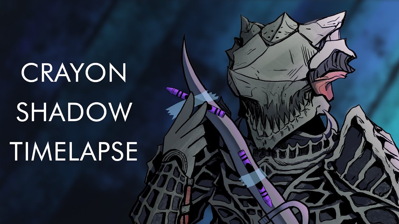 Crayon Shadow Timelapse - YouTube