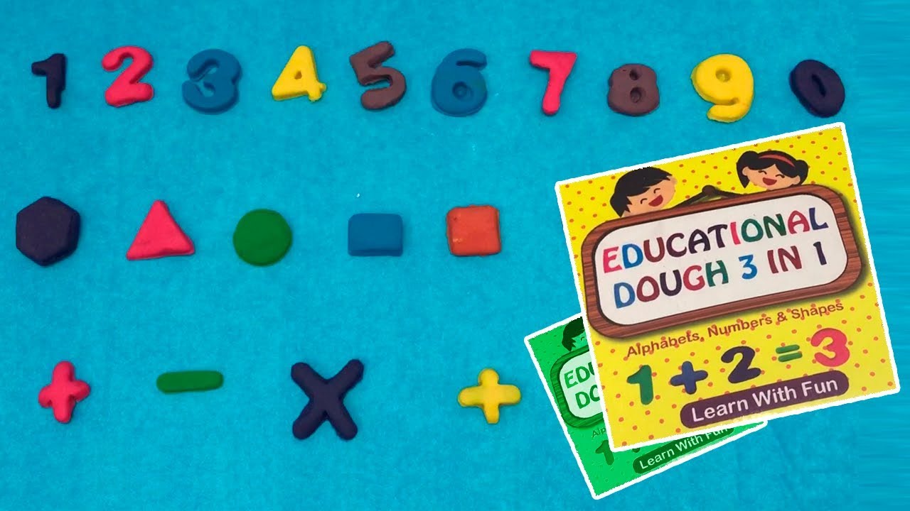 Learn Numbers & Shapes with Playdoh - YouTube