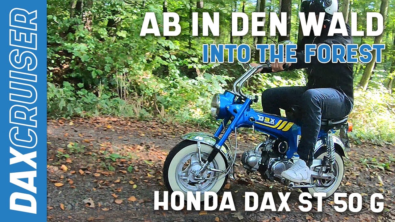 HONDA DAX ST 50 G Ab in den Wald | Into the forest - YouTube