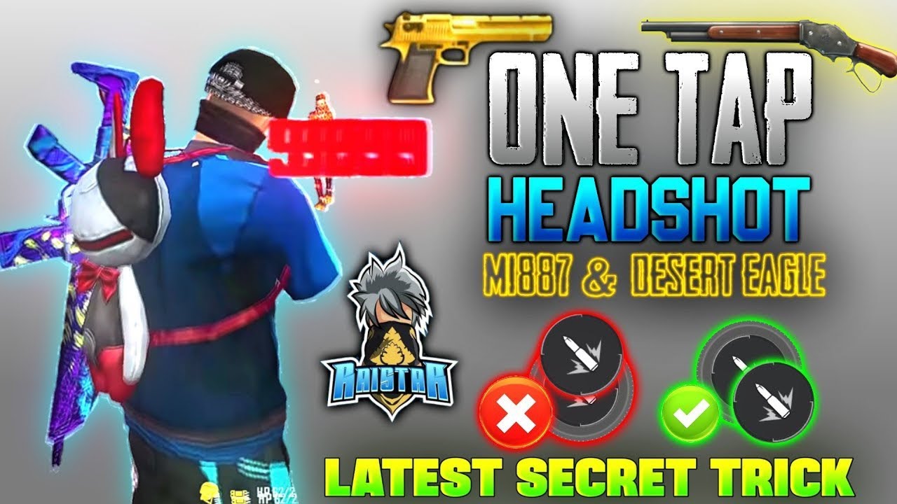 Top 5 Headshot Trick For M1887 Ump & Desert Eagle 😱 || One Tap Headshot Trick || Free Fire #10 ...