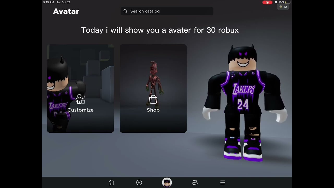 How to make a avatar with 30 robux! - YouTube