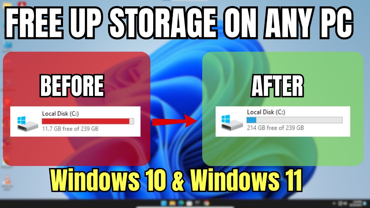 How to Free Up Hard Drive Space on Your PC - YouTube