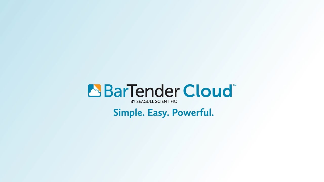 BarTender Cloud - Simple, Easy, Powerful - YouTube