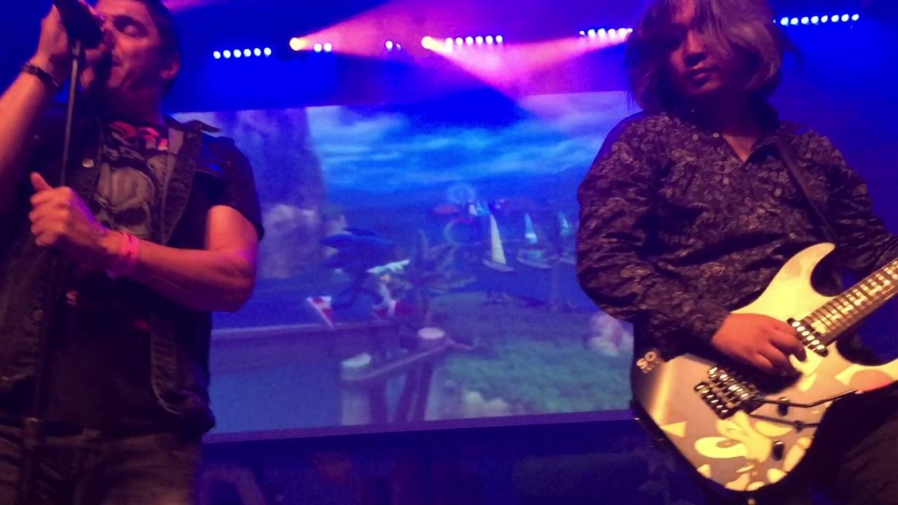 Crush 40 - His World (Live @ 25th Sonic Party) - YouTube