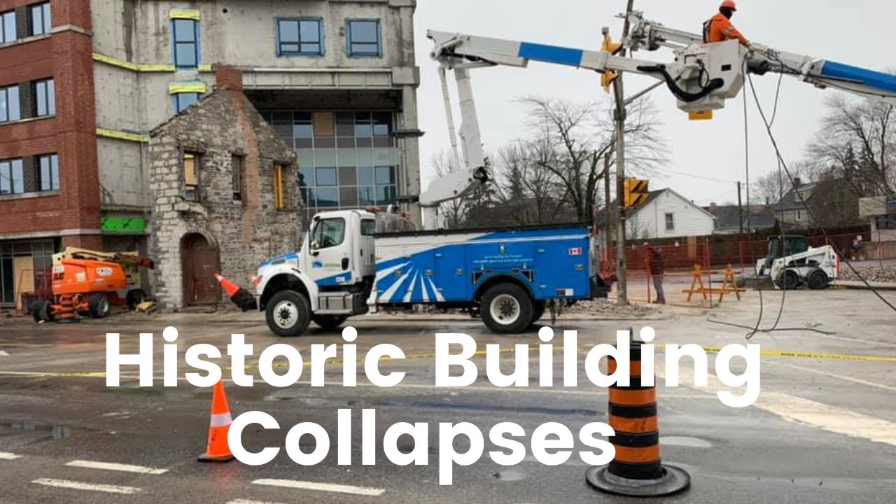 Historic Building Collapses in Kingston - YouTube