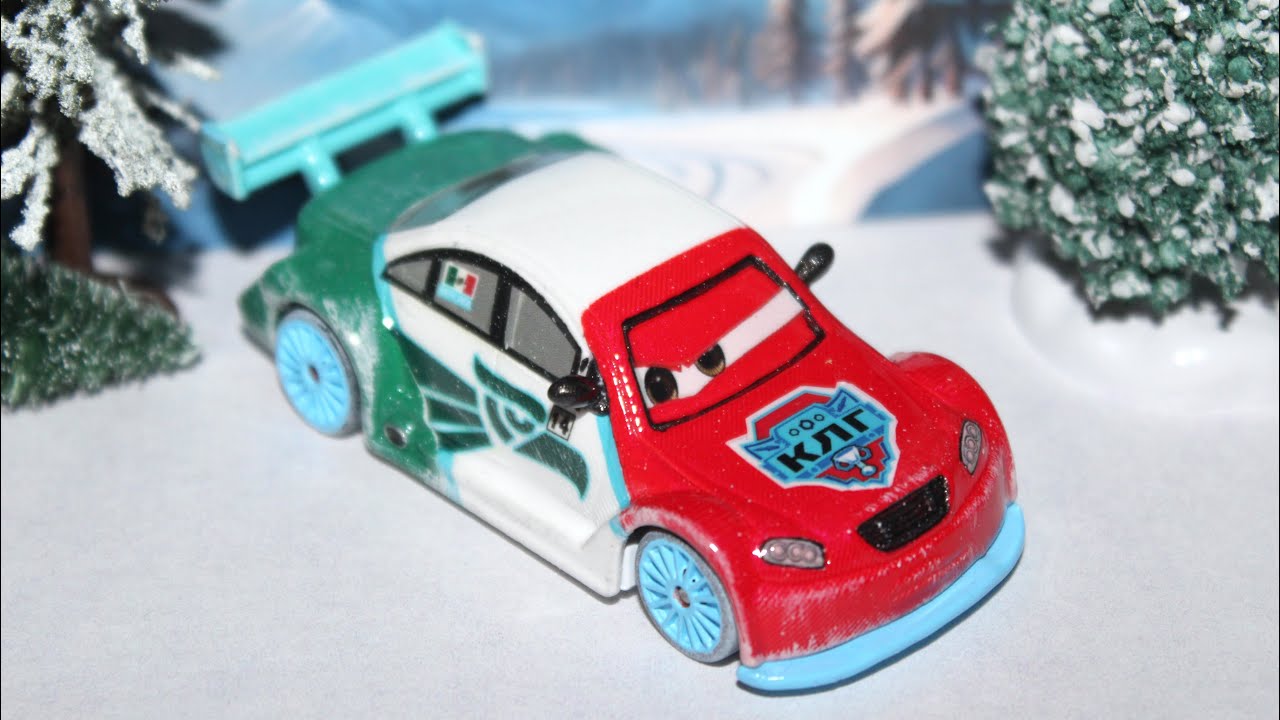 Mattel Disney Cars Ice Racer Memo Rojas Jr. - World Grand Prix (Mexico ...