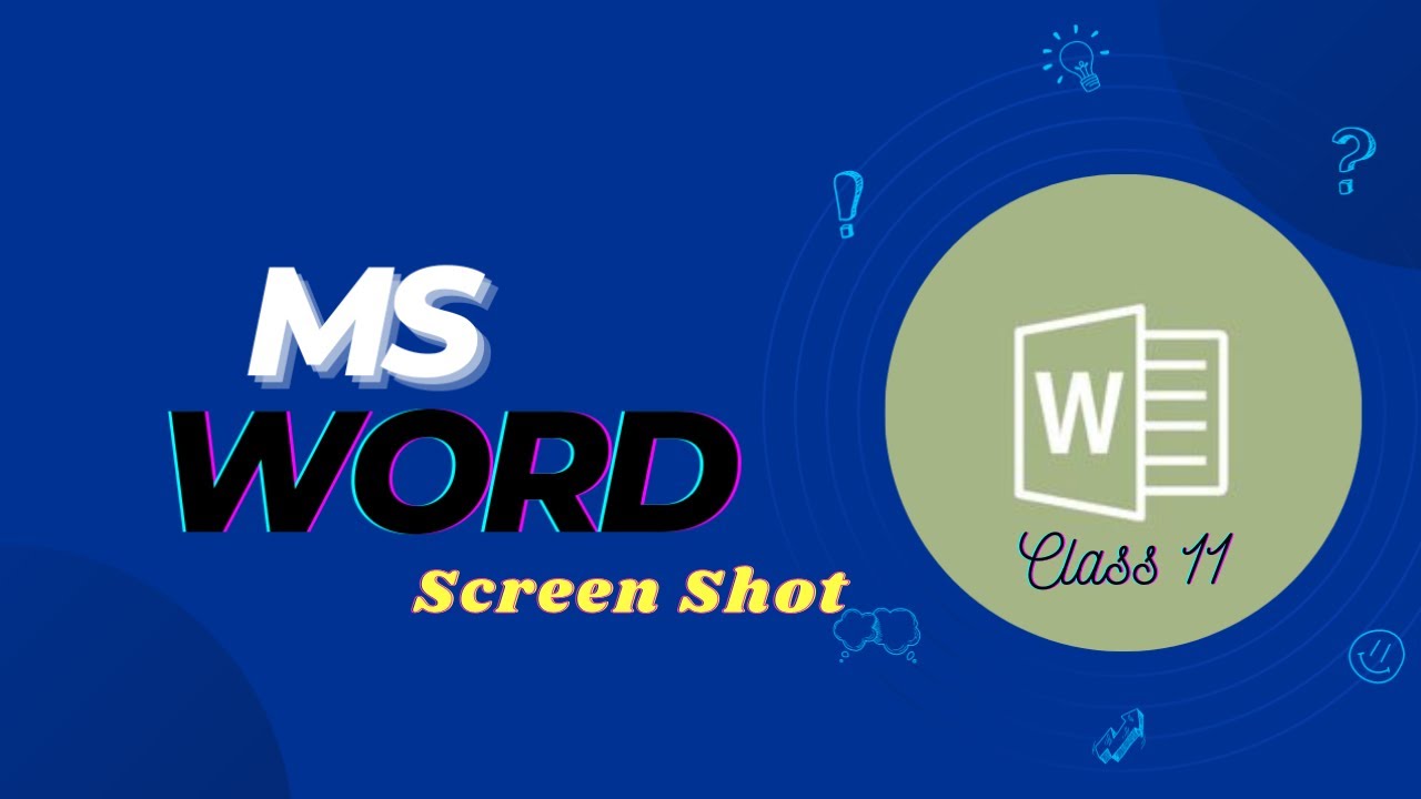 MS word Screenshot - YouTube