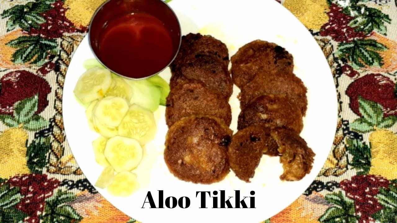 Crispy Aloo Tikki-Street style | steet side Alu Tikiya | aloo tikki ...