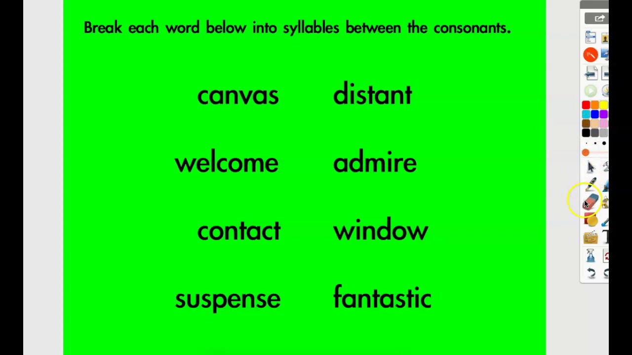 VCCV Syllable Break - Lesson 20 - YouTube