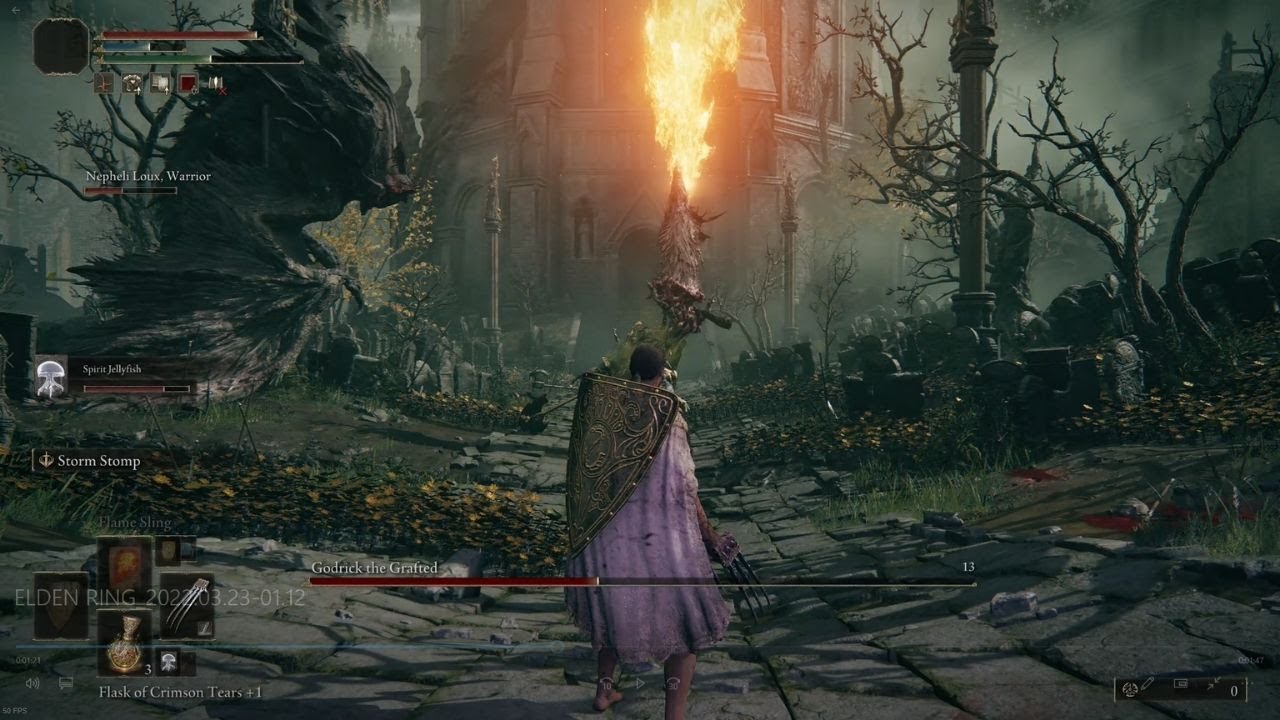 Elden Ring - Godrick The Grafted boss Fight - YouTube