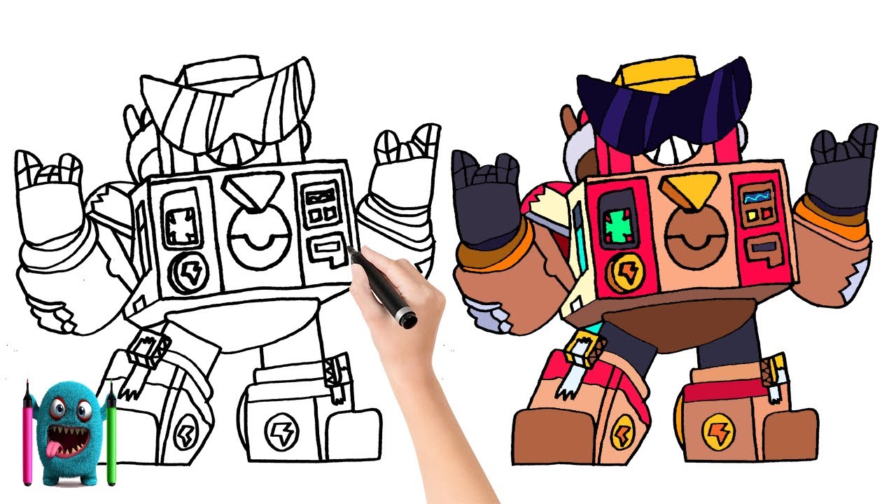 El Yapımı Surge Çizimi How to Draw DIY Brawl Stars - YouTube