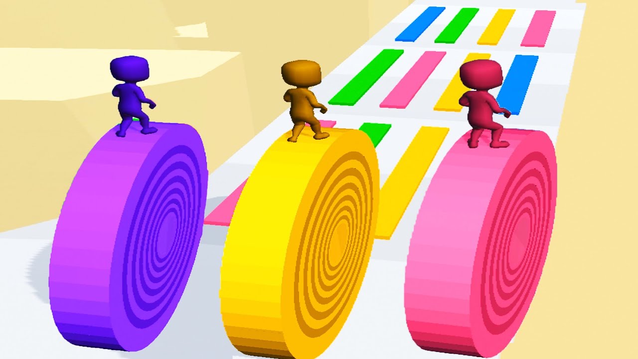 LAYERS ROLL game MAX ROLL RECORD 🌈👸💜 Gameplay All Levels Walkthrough ...