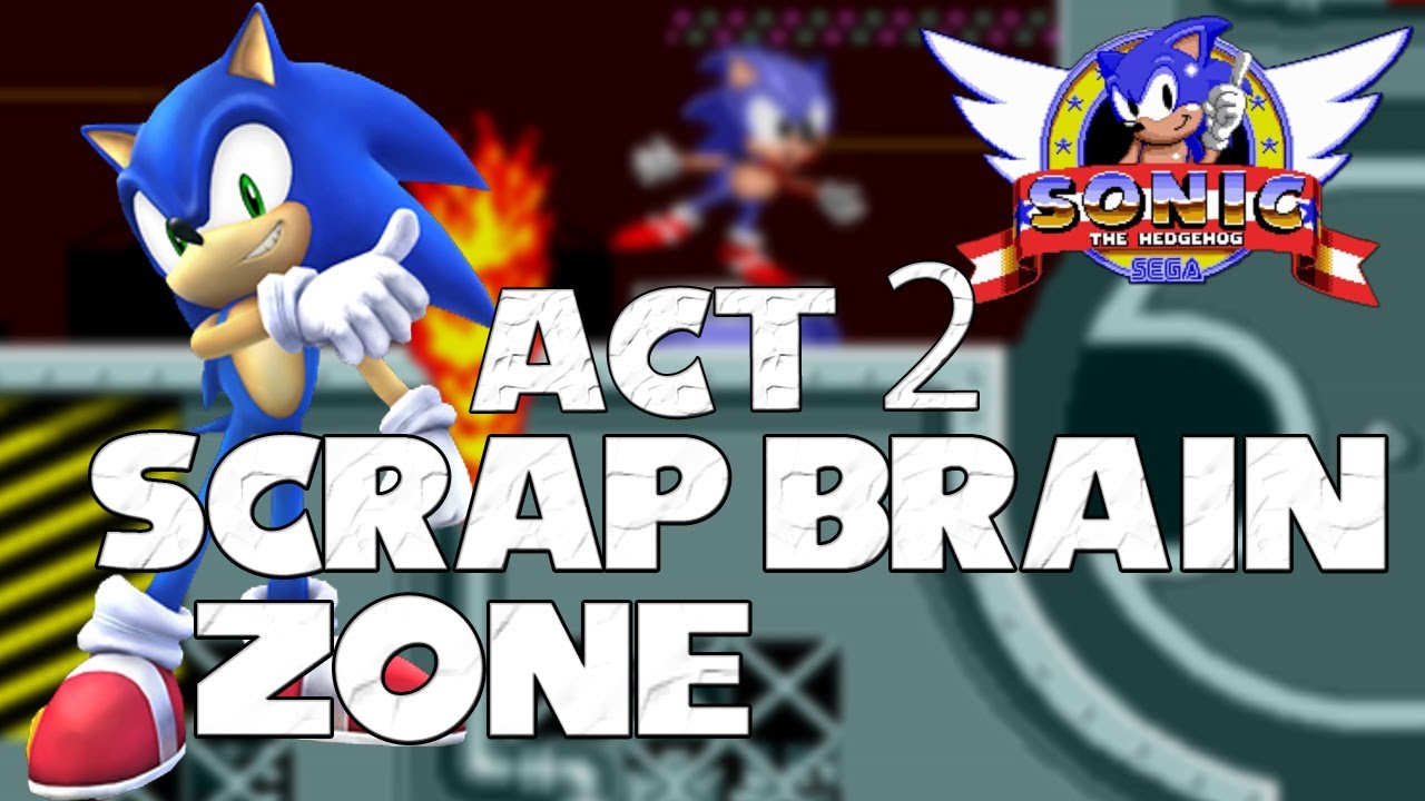 Sonic the Hedgehog - Scrap Brain Zone - Act 2 - YouTube