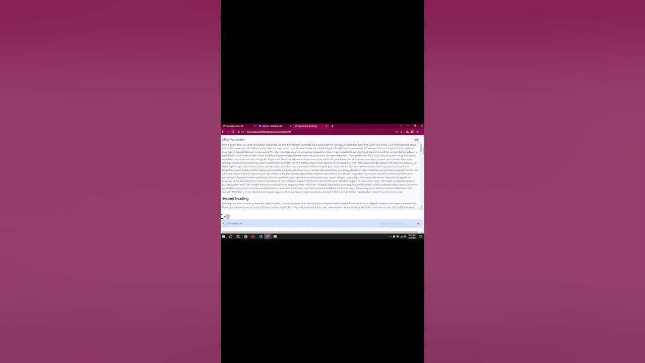 How to use a growing spinner in Bootstrap || #shorts #bootstraptutorial - YouTube