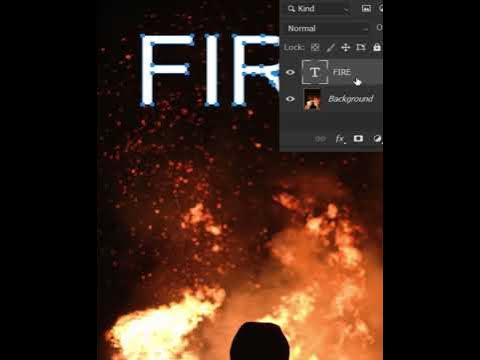 Custom Fire Text - Photoshop Tutorial - YouTube