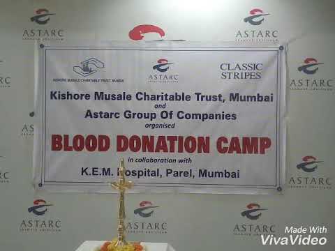 Kishore Musale Charitable Trust, Mumbai. And Astarc Group Of Companies ...
