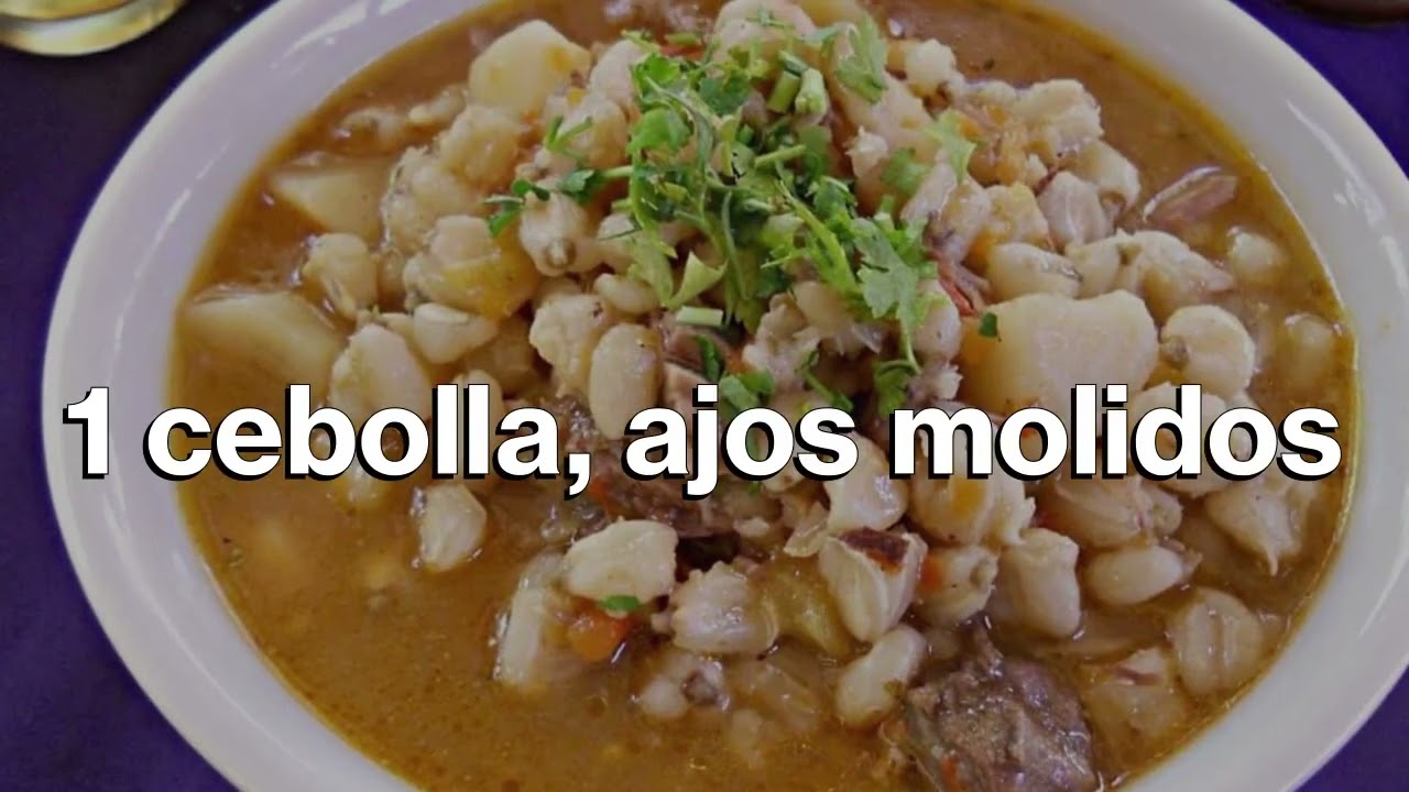 Sopa de Patasca Peruana: Recetas e Ingredientes - YouTube