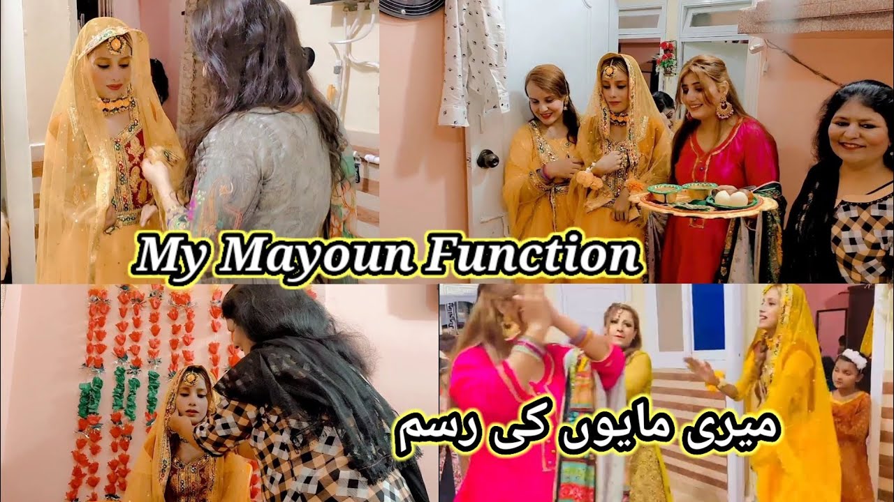 My Mayun Function Vlog | Meri Shadi Start | Aafreen Doll Vlog - YouTube