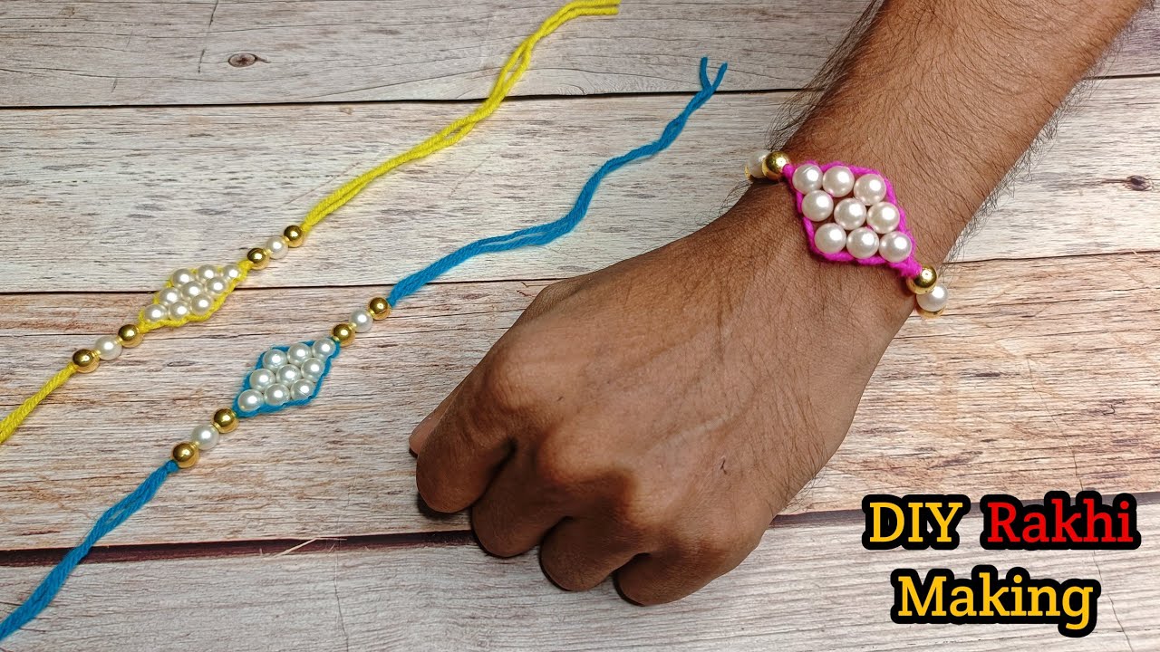 Amazing Diy Easy Rakhi Craft Ideas 2024 | Rakhi making Ideas at home ...