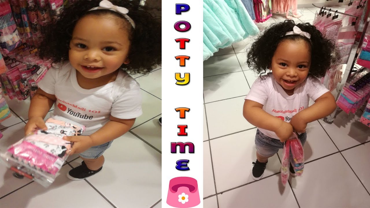 Madison shops for potty training time | AbsoluteMadi 101 - YouTube