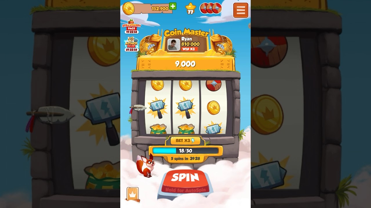 Playing coin master - YouTube