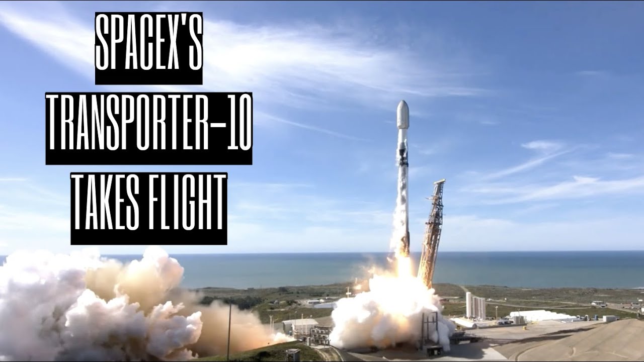 SpaceX's Transporter-10 Liftoff #spacex #falcon9launch #transporter ...