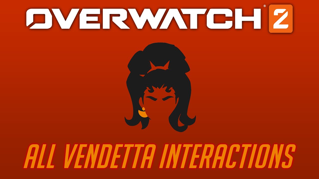 Overwatch 2 - All Vendetta Interactions + Unique Kill Quotes - YouTube