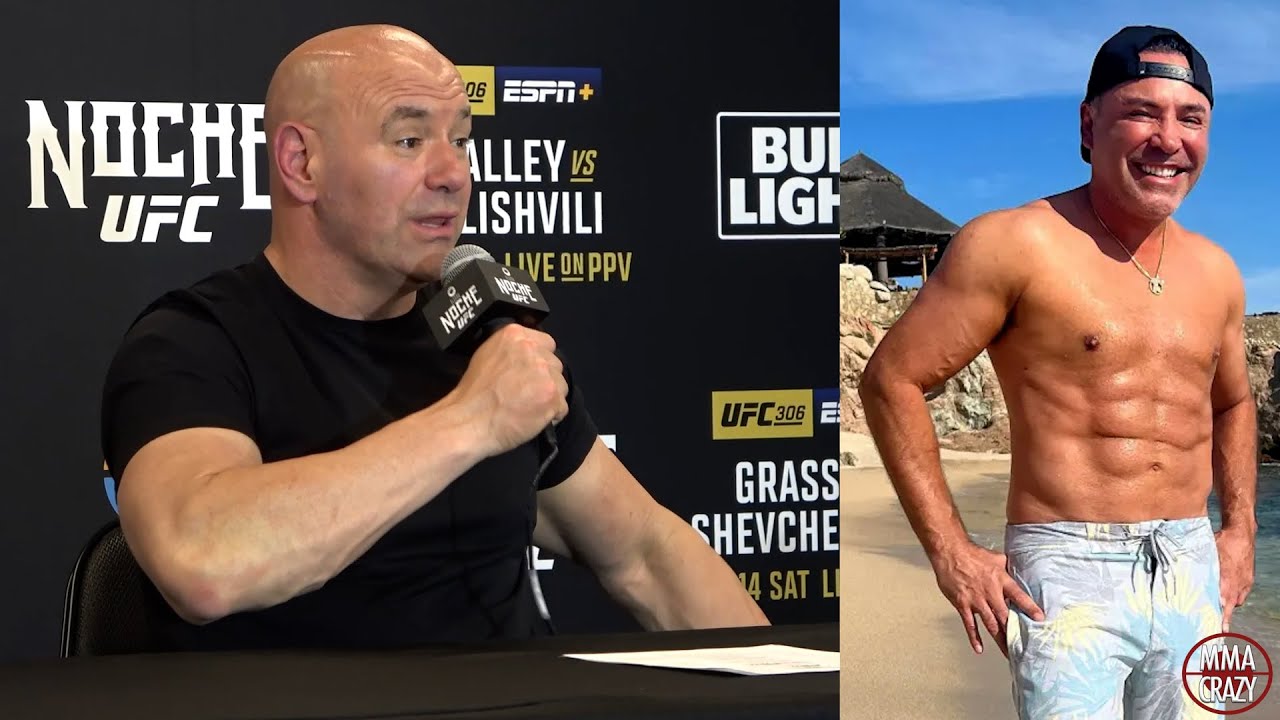 Dana White throws Shot at "F**king Lunatic" Oscar De La Hoya for FAKE ...