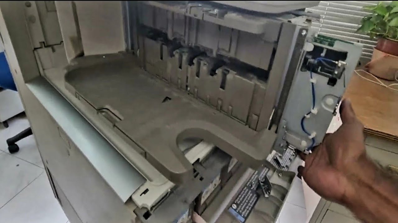 How To Fix The Paper Jam in Finisher On Canon IR Advance C5030 Printer ...