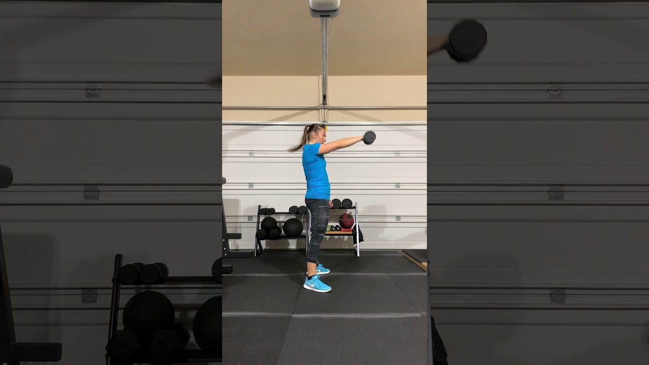 DB Single Arm Swing - YouTube