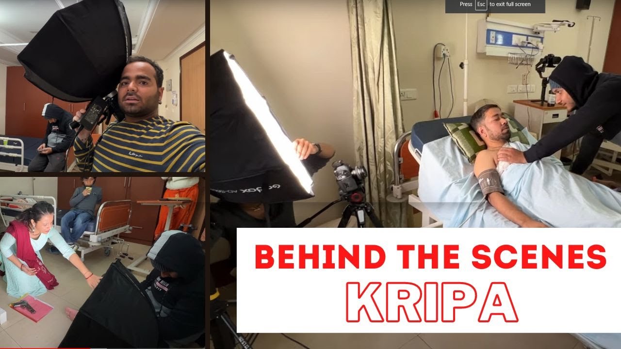 Kripa The Mercy | Behind The Scenes | Featuring @BhaktiToday @UdtaAkash ...