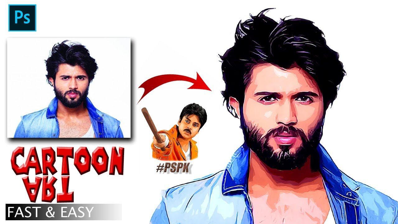 How To Make Cartoon Vector Effect In Photoshop CC 2020 Photoshop Tutorial Without Pen Tool how-to-make-cartoon-vector-effect-in-photoshop-cc-2020-photoshop-tutorial-without-pen-tool