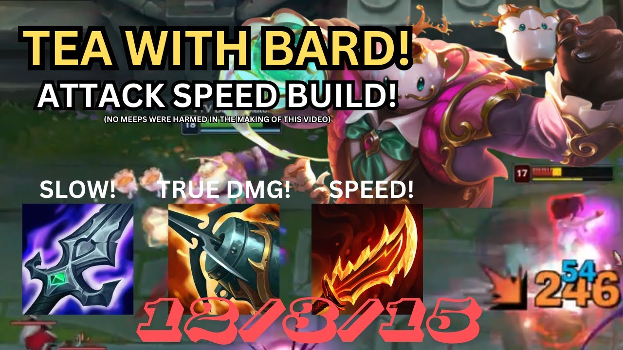 BARD ATTACK SPEED! THESE MEEPS NEVER FLEW SO FAST! A-Z Top Lane Challenge! - YouTube