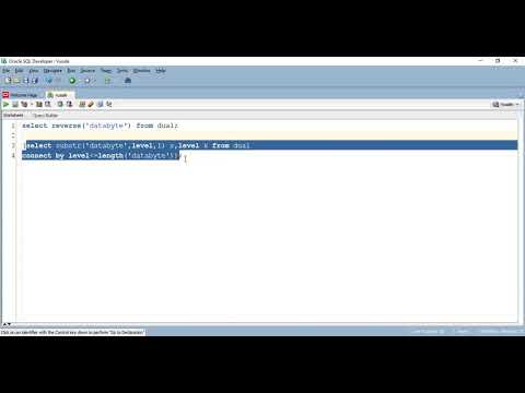 Oracle SQL - Reverse funksiyası - Vusale Babayeva