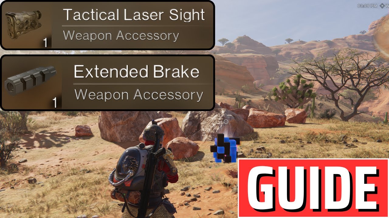 Once Human - Extended Brake + Tactical Laser Sight Accessory (GUIDE ...