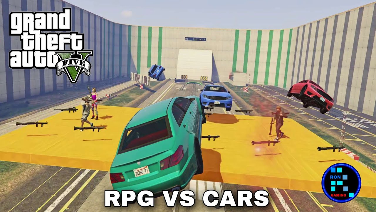 GTA V | RPG VS CARS Funny Gameplay - YouTube
