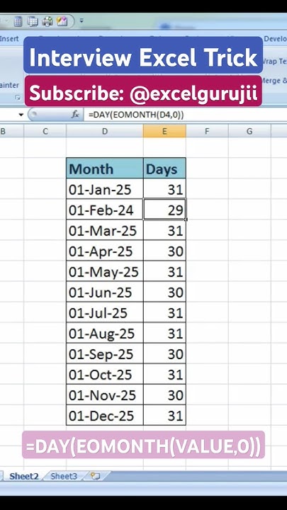 Interview Excel Trick #exceltutorial - YouTube