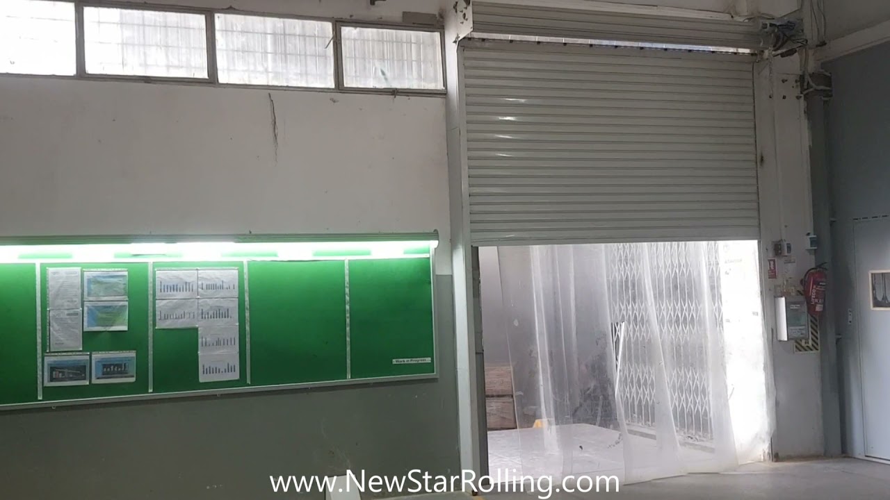 NSRS AUTOMATIC ROLLING SHUTTERS WITH VISION PANEL - YouTube