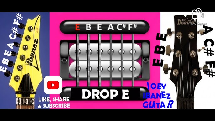 Drop g store tuning 6 string