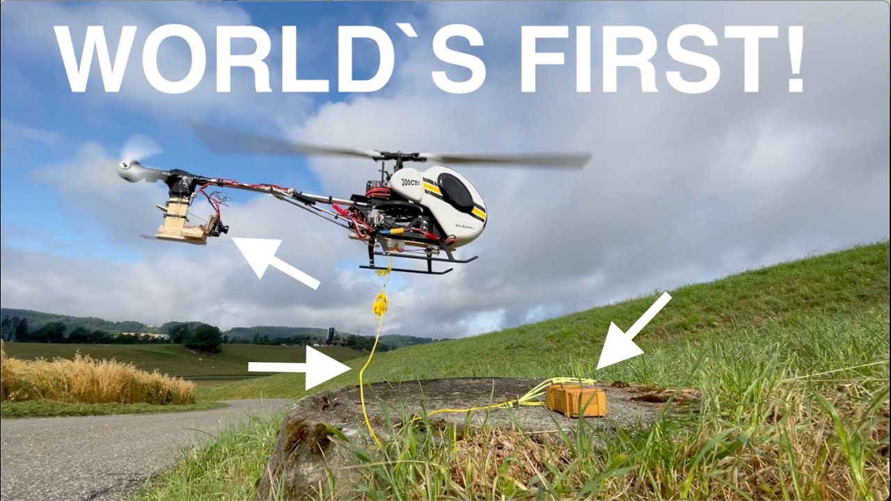 WF`COMBO of FPV RC-HELICOPTER with PIVOTABLE CAM and LONGLINE | RC ...