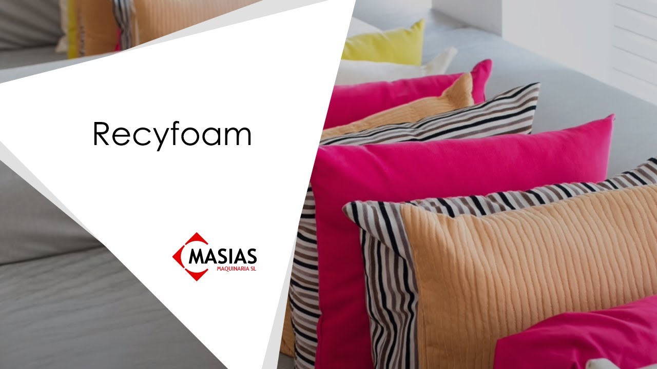 Foam Cutting Machine - Recyfoam RF - YouTube