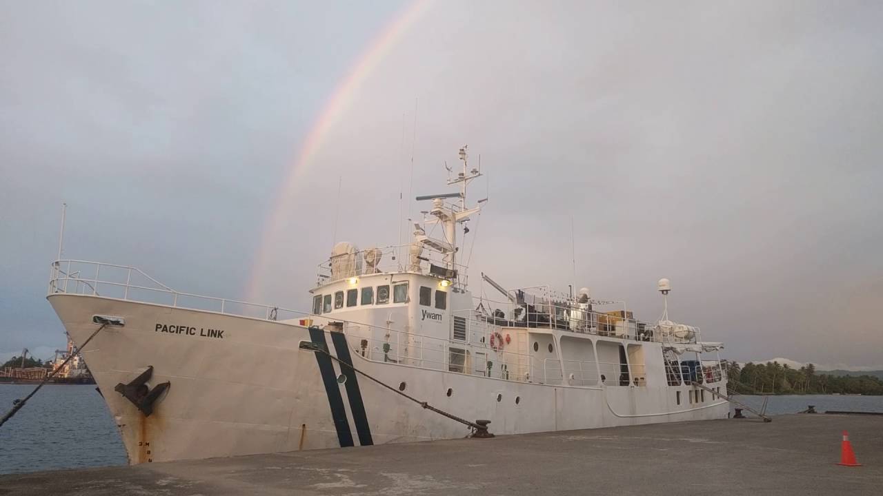 Pacific link YWAM ships ( PNG rainbow ) - YouTube