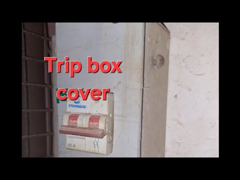 How to make trip box cover by using pvc pipe. - YouTube